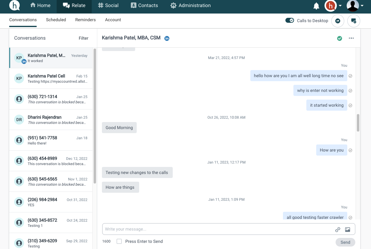 LinkedIn Direct Messages Available in Relate – Help Center